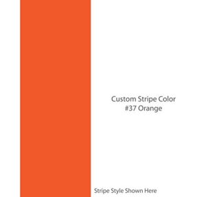 SOLID 3″ inch wide Custom Racing Stripes / Color ORANGE / Choose from ...